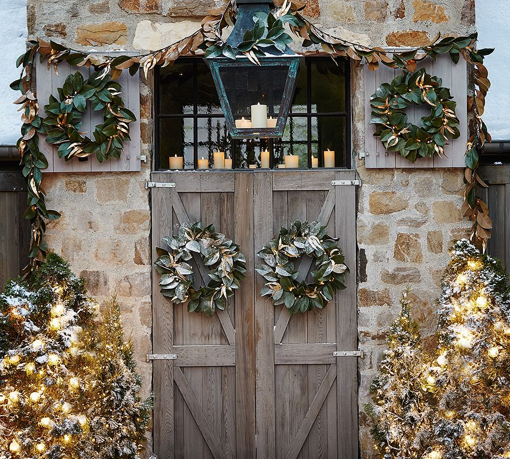 Lit Magnolia Swag | Pottery Barn