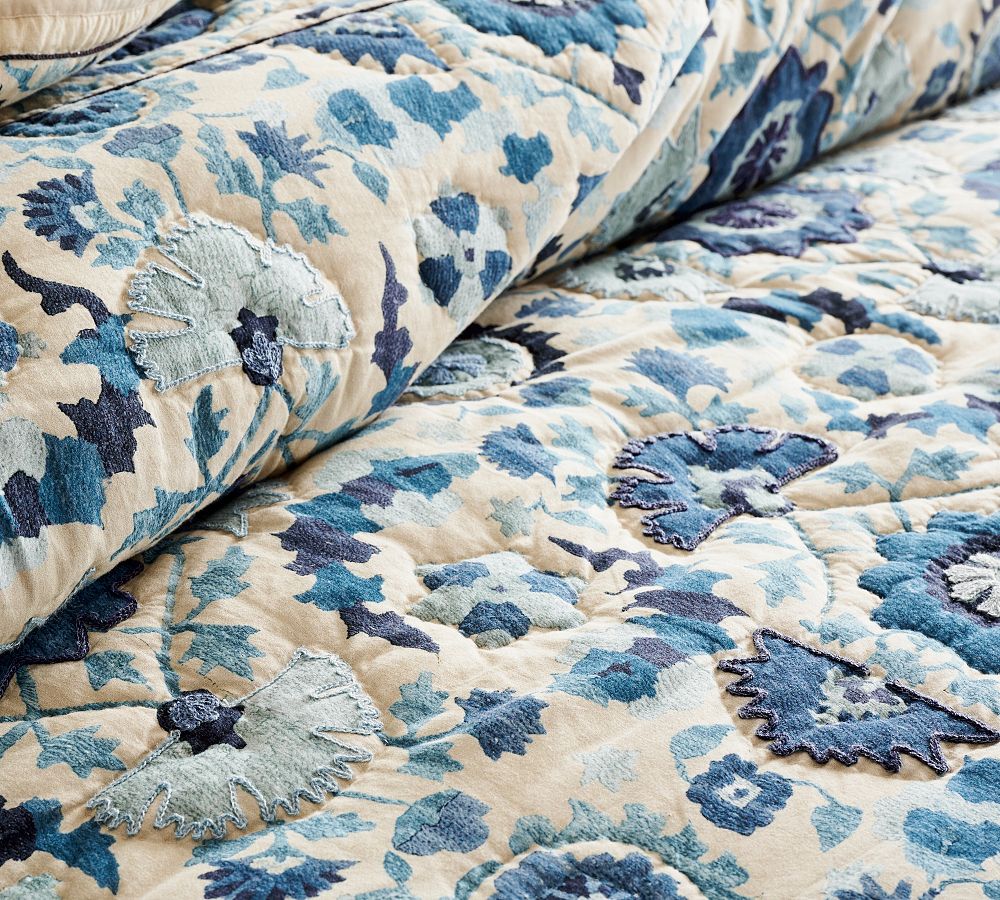 Penelope Handcrafted Quilt | Pottery Barn