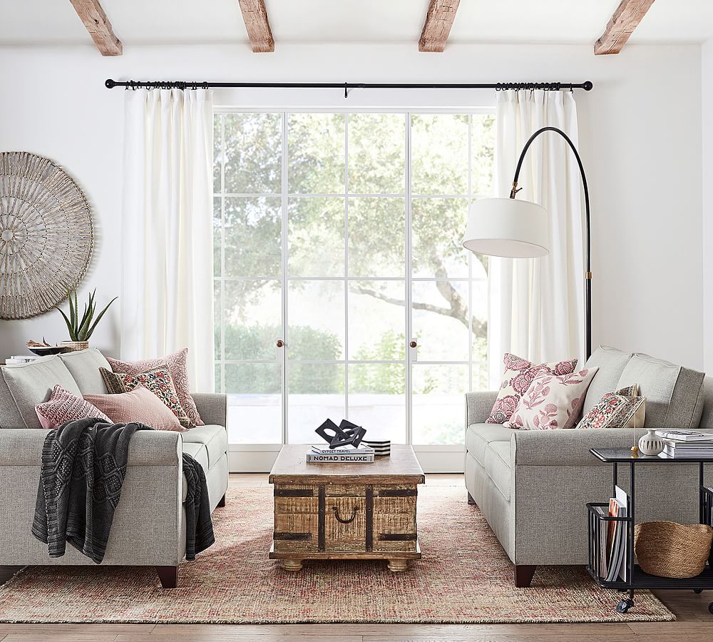 Open Box: Emery Linen Curtain | Pottery Barn