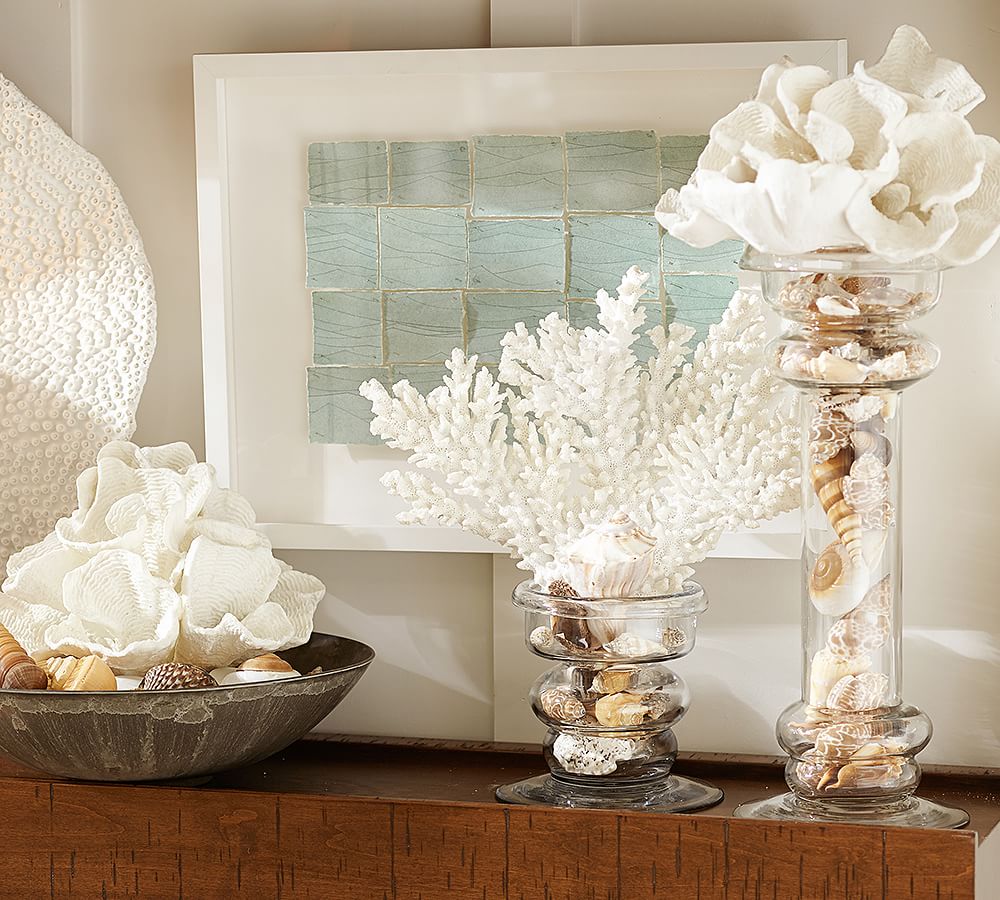 Branson Glass Pillar Candle Candle Holder | Pottery Barn