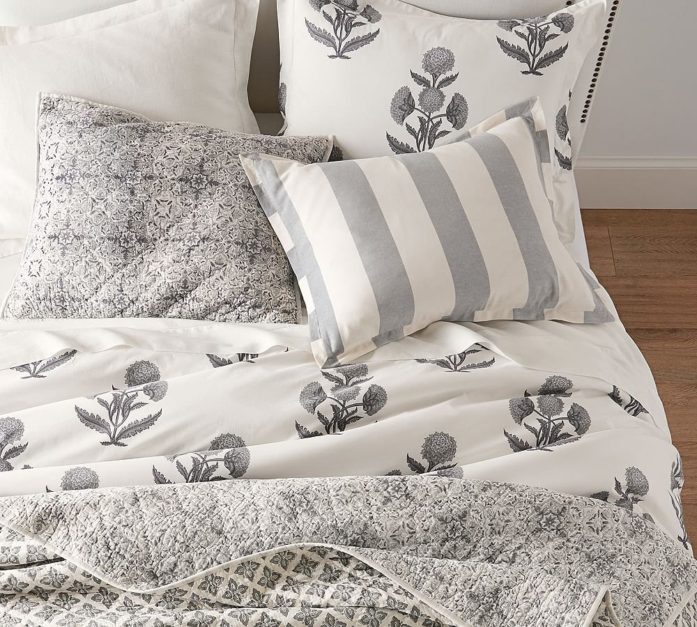 Oversized Fringe Linen Throw Blanket | Pottery Barn