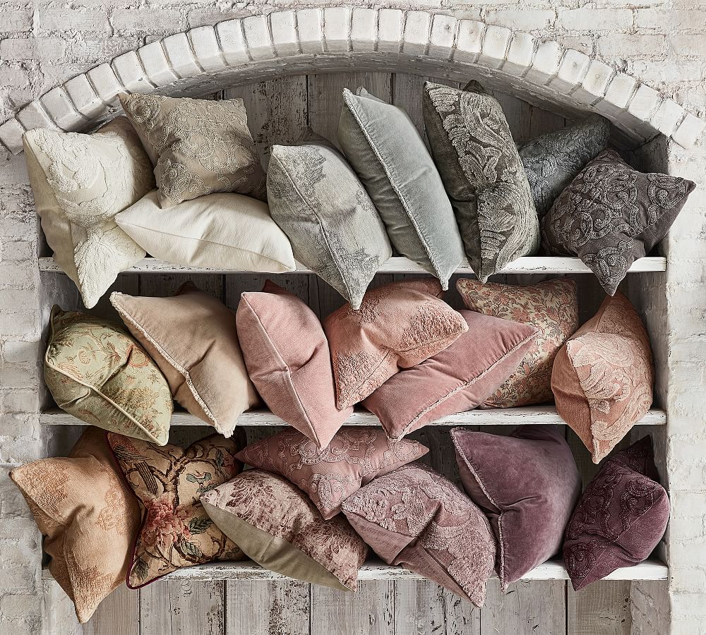 Cosette Reversible Print Decorative Pillow Cover | Pottery Barn