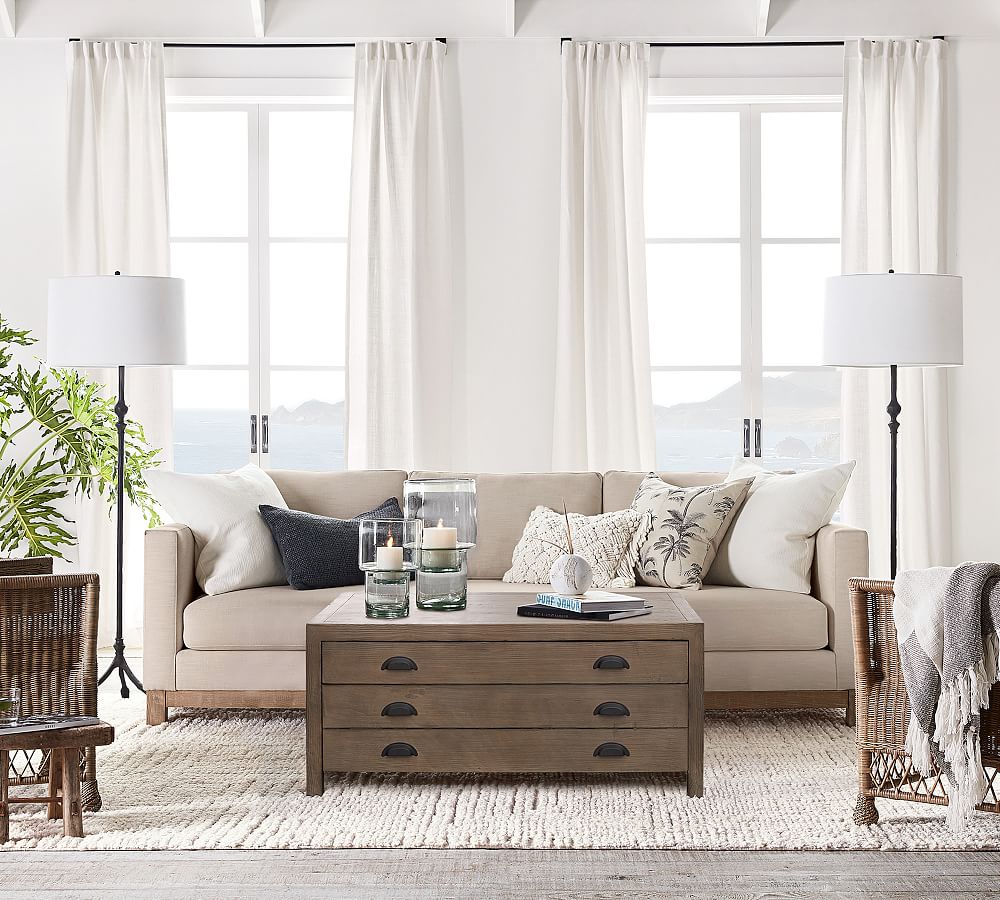 Open Box: Emery Linen Curtain | Pottery Barn