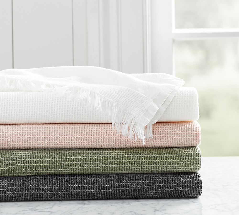 The Emily & Meritt Waffle Towel | Pottery Barn