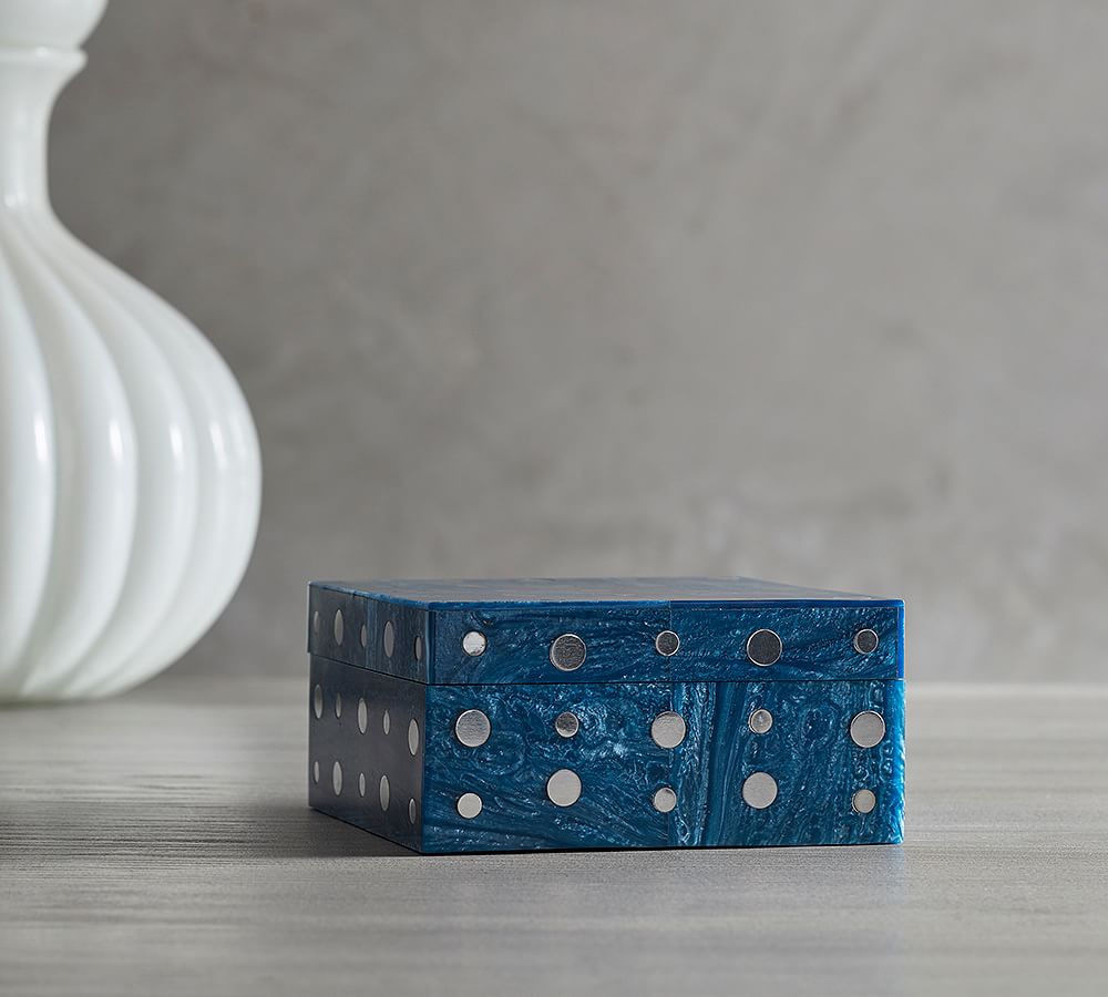 Dot Inlay Box | Pottery Barn