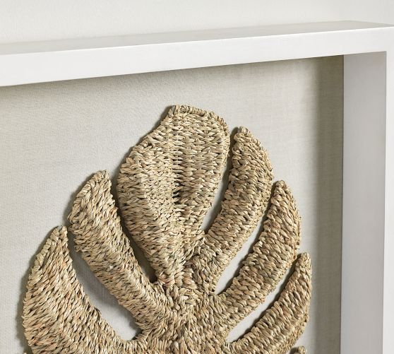 Woven Leaf Shadow Box | Pottery Barn