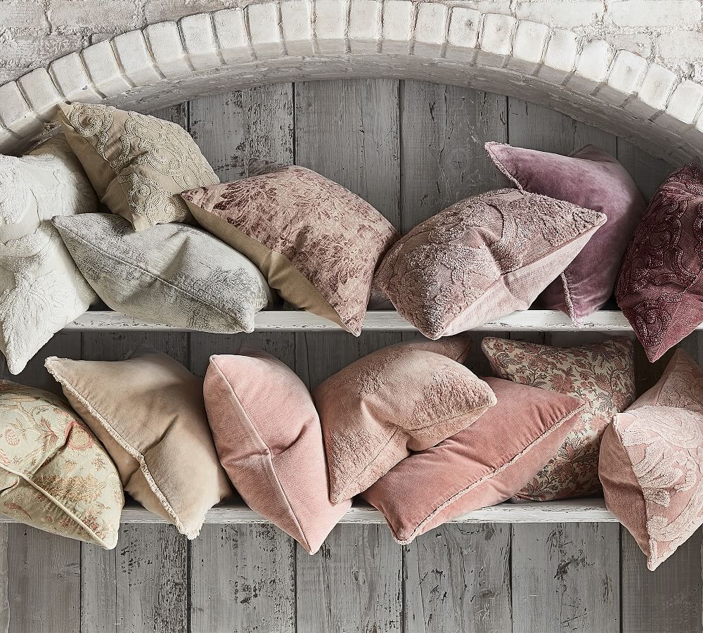 Cosette Reversible Print Decorative Pillow Cover | Pottery Barn