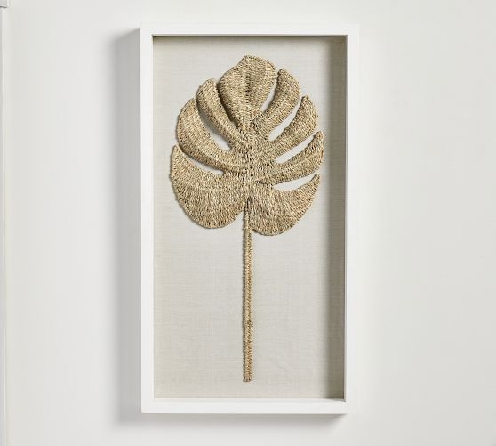 Woven Leaf Shadow Box | Pottery Barn