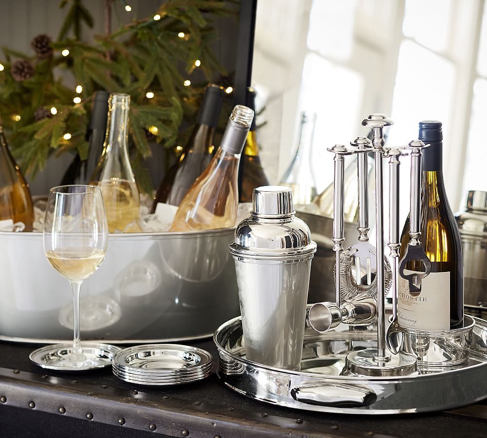 Pottery Barn Cocktail Shakernull