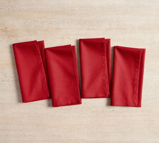 Everyday Organic Cotton Napkins - Set of 4 | Pottery Barn