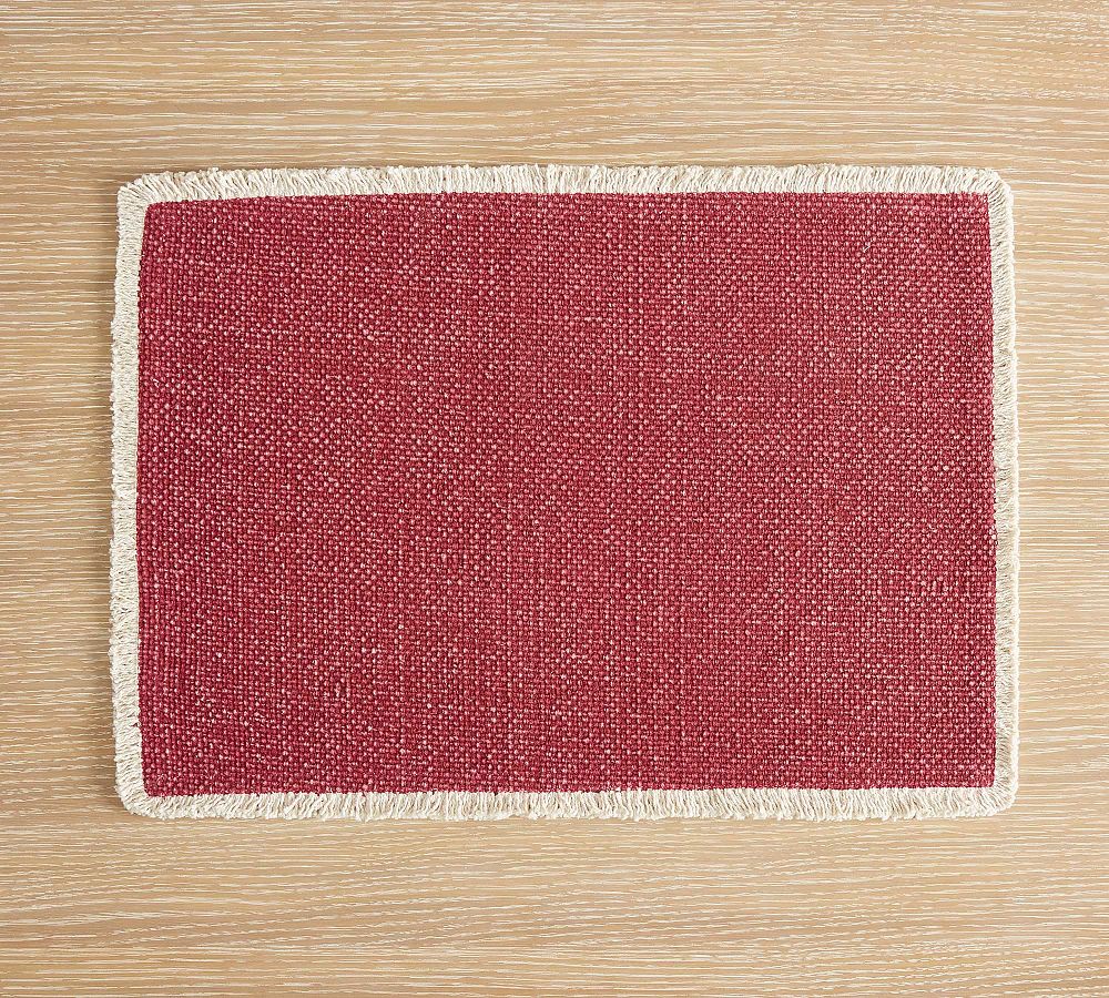 Mason Fringe Placemat | Pottery Barn