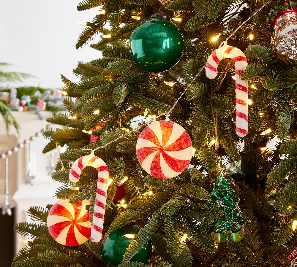 Candy Cane String Lights Pottery Barn