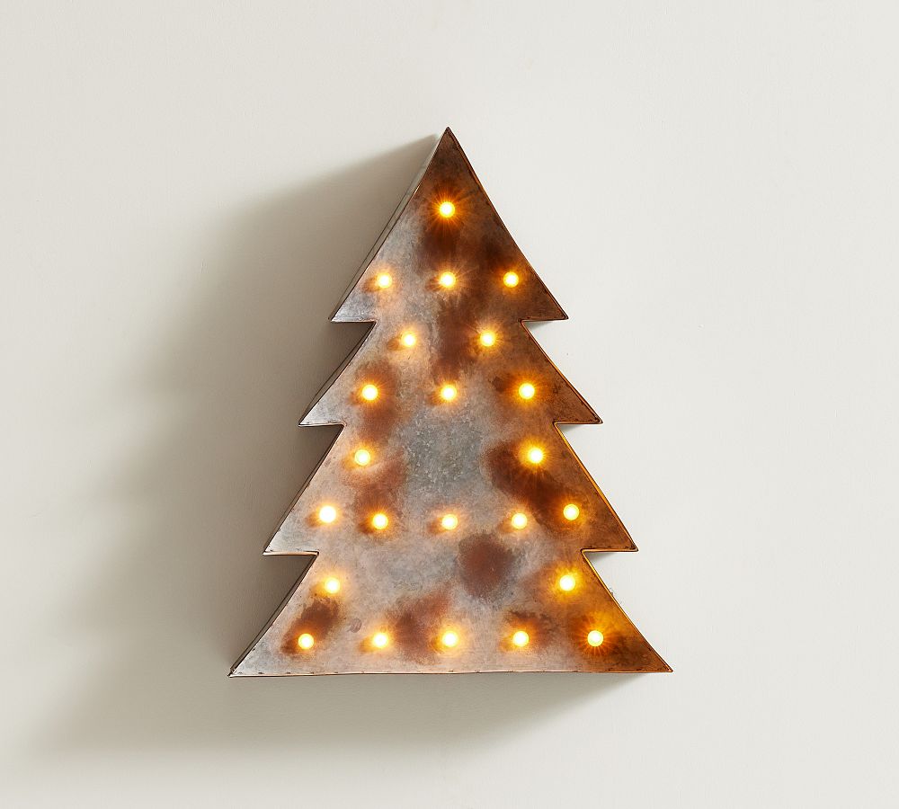 Galvanized Marquee Trees | Pottery Barn