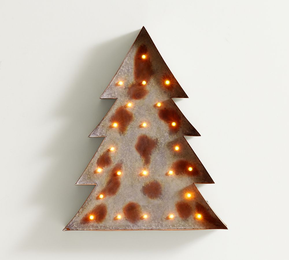 Galvanized Marquee Trees | Pottery Barn