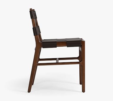 Izzy Leather Dining Chair- Set of 2 | Pottery Barn