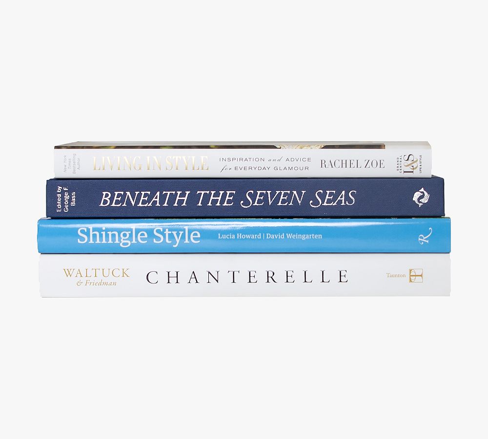 Modern Dust Jacket ColorStak Books - Set of 5 | Pottery Barn