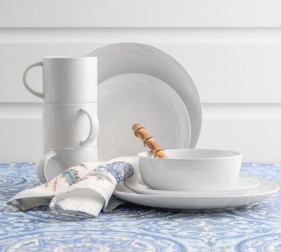 Mason 16-Piece Dinnerware Set | Pottery Barn