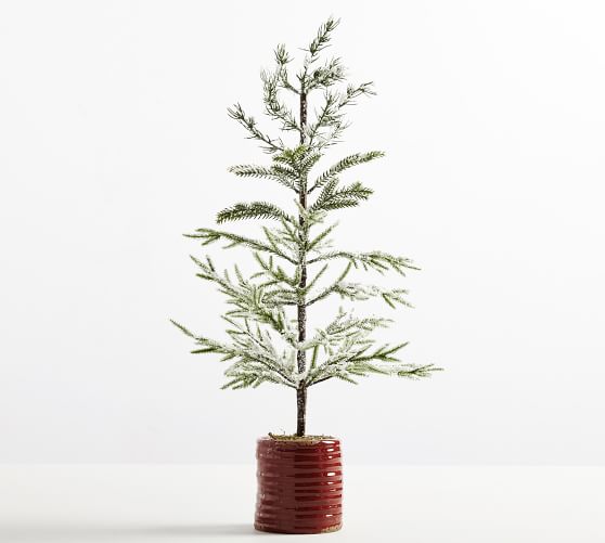 Mini Frosted Tree | Pottery Barn