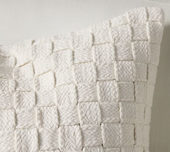 Basketweave Pillow | Pottery Barn