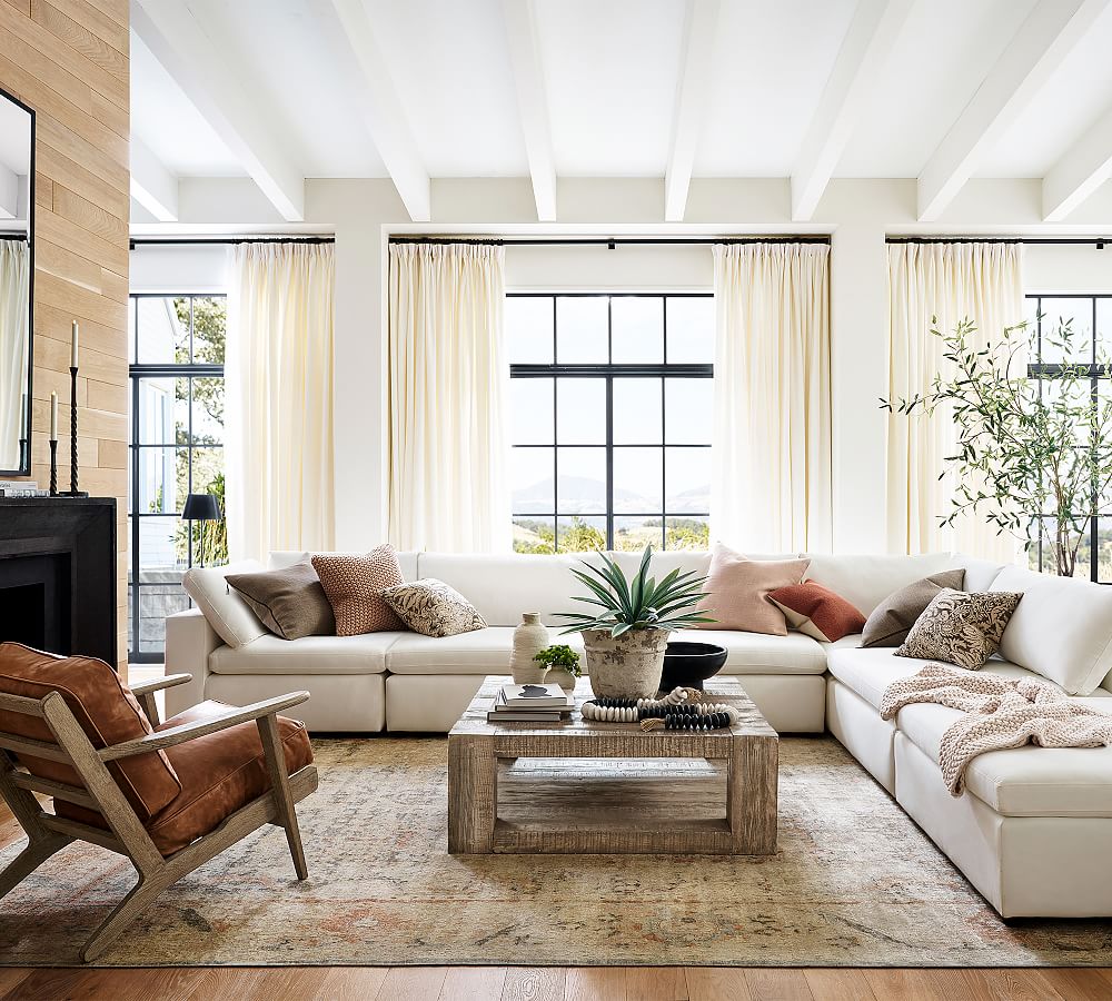 Nahla Hand-Tufted Wool Rug | Pottery Barn