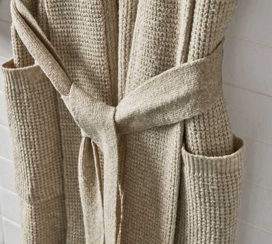 Cozy Thermal Sweater Robe | Pottery Barn
