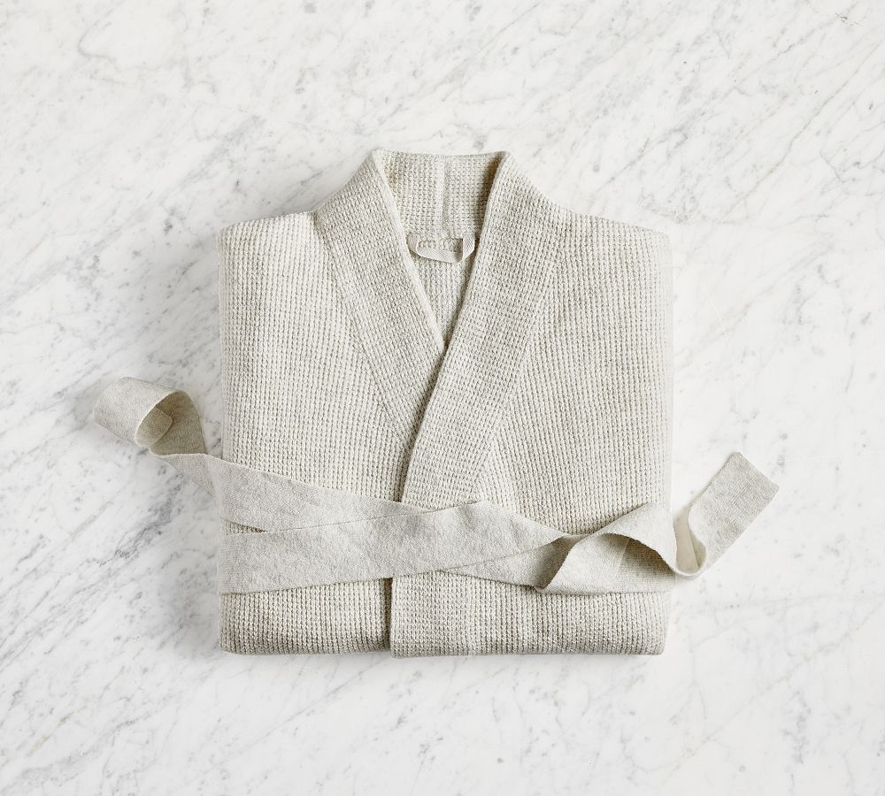 Cozy Thermal Sweater Robe | Pottery Barn