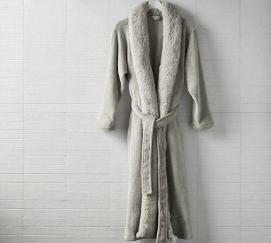 Alpine Faux Fur Robe | Pottery Barn