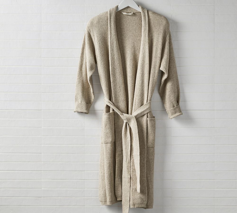 Cozy Thermal Sweater Robe | Pottery Barn