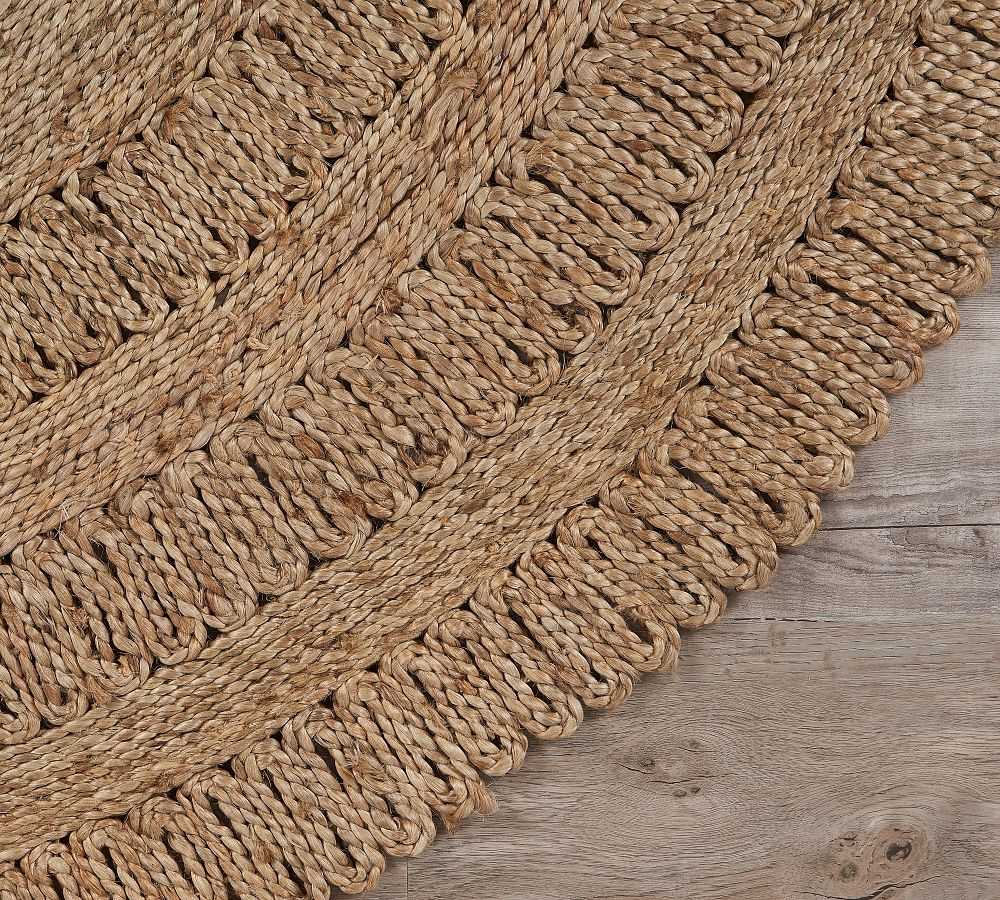 Kalev Jute Round Rug | Pottery Barn