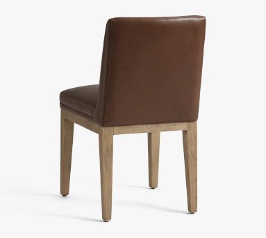 Jake Leather Dining Chair | Pottery Barn
