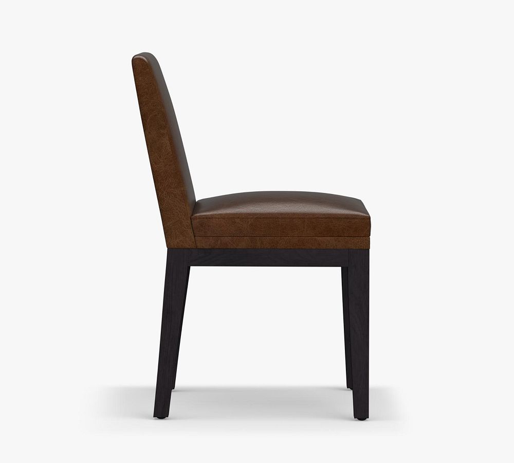 Jake Leather Dining Chair | Pottery Barn