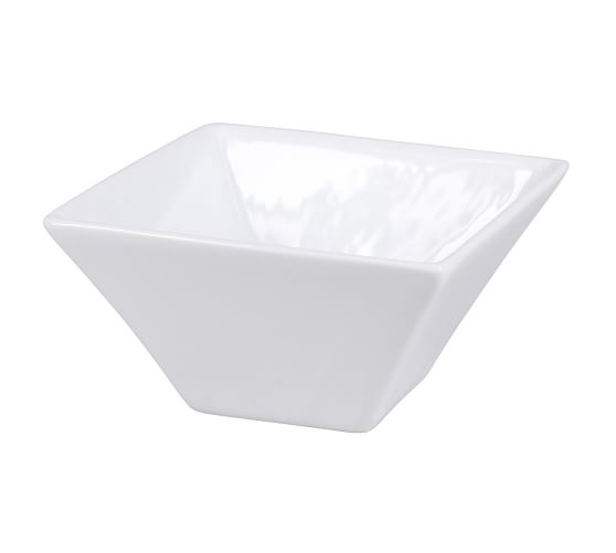 BIA Square Porcelain Bowls - Set of 4 | Pottery Barn