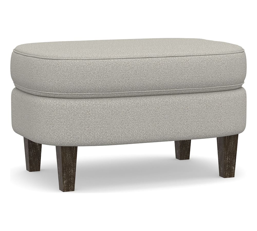 OPEN BOX: Cardiff Upholstered Ottoman, Polyester Wrapped Cushions ...