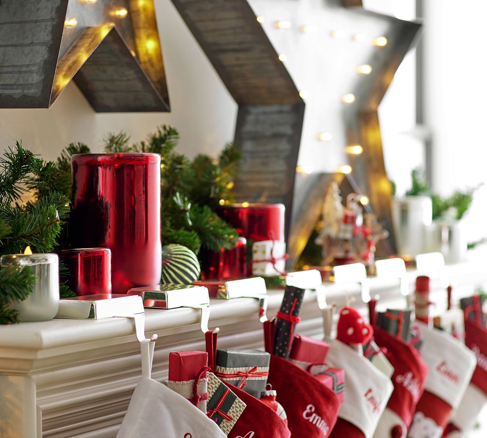 Classic Metal Stocking Holders | Pottery Barn