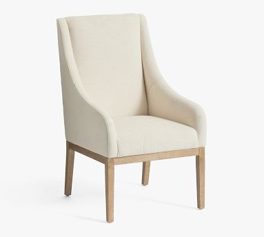 York Upholstered Dining Armchair | Pottery Barn