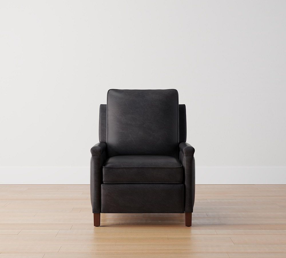Tyler Leather Square Arm Recliner Chair | Pottery Barn