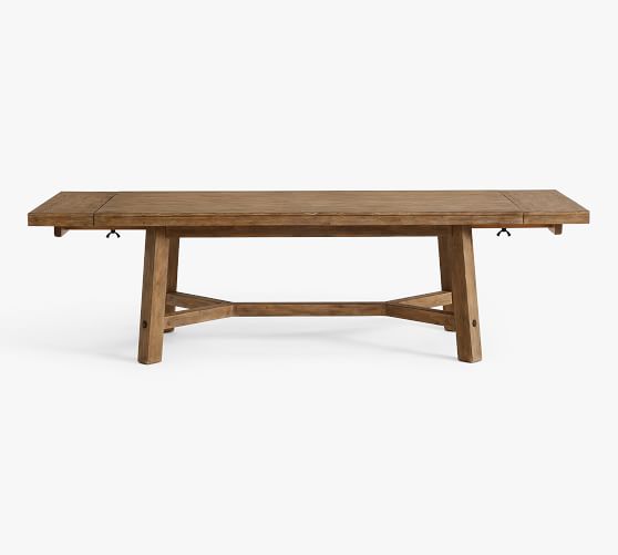 Rustic Farmhouse Extending Dining Table | Pottery Barn