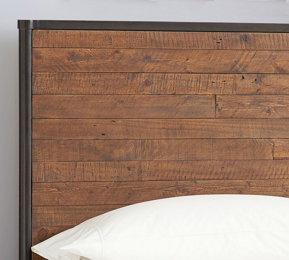 Juno Reclaimed Wood Bed | Wooden Beds | Pottery Barn