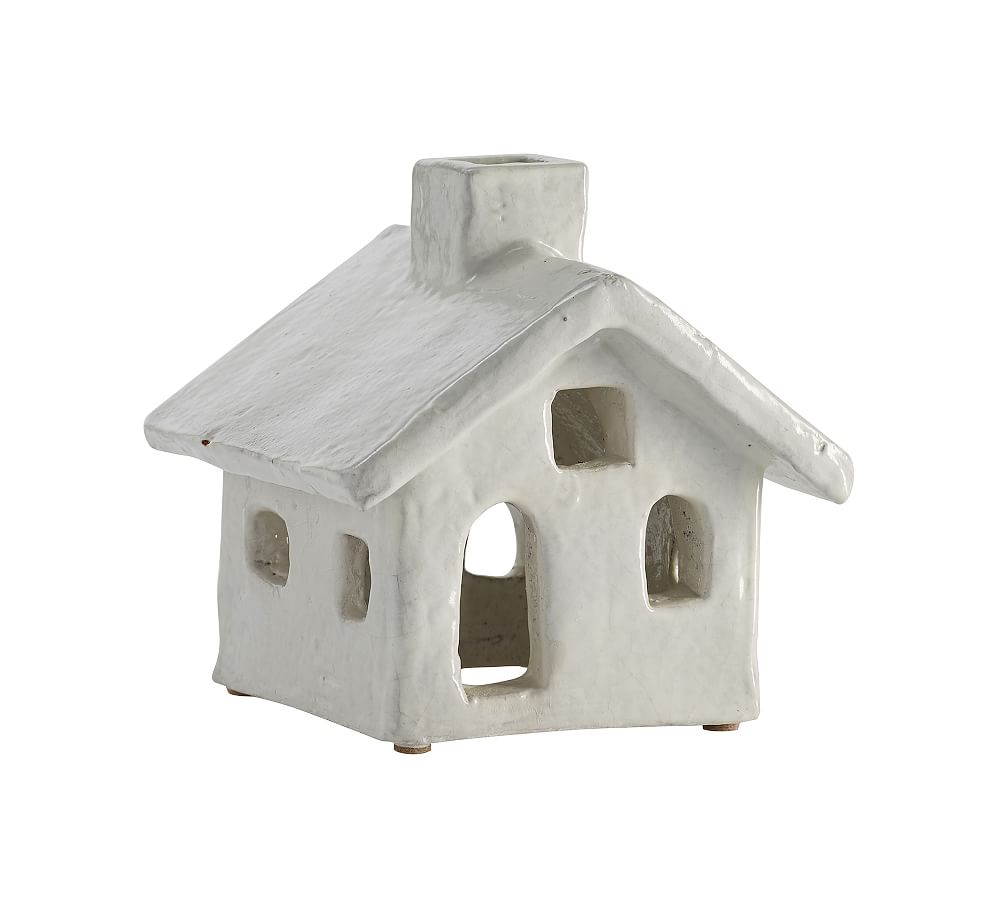 Handcrafted Ceramic Christmas Village Houses | Pottery Barn