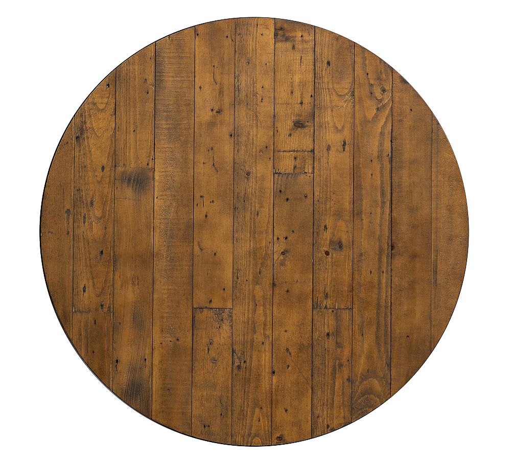 Juno Round Reclaimed Wood Bar Height Table | Pottery Barn