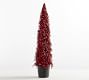 Faux Potted Berry Cluster Cone Trees | Pottery Barn