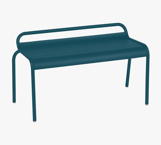 Fermob Metal Outdoor Dining Bench | Pottery Barn