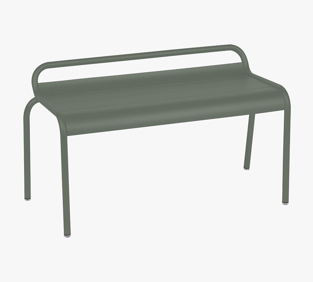 Fermob Metal Outdoor Dining Bench | Pottery Barn