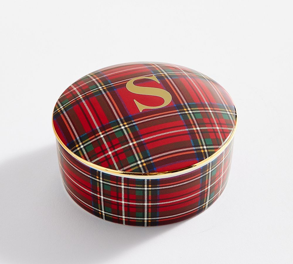 Stewart Plaid Decorative Box | Pottery Barn