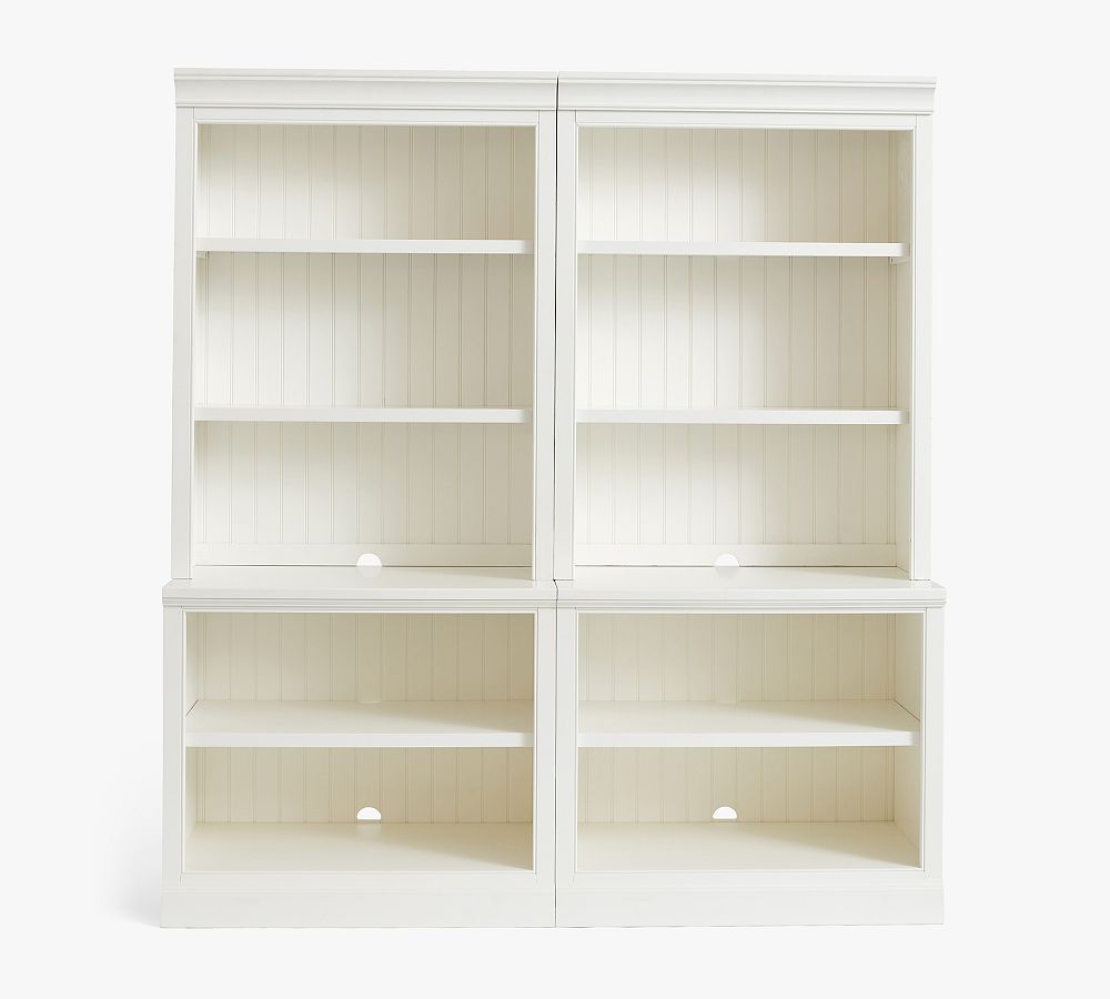 Aubrey 72'' Shelf with File Cabinets | Pottery Barn