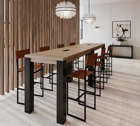 Harlow Bar Height Communal Table | Pottery Barn