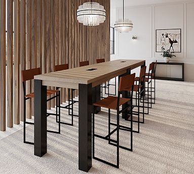 Harlow Bar Height Communal Table | Pottery Barn