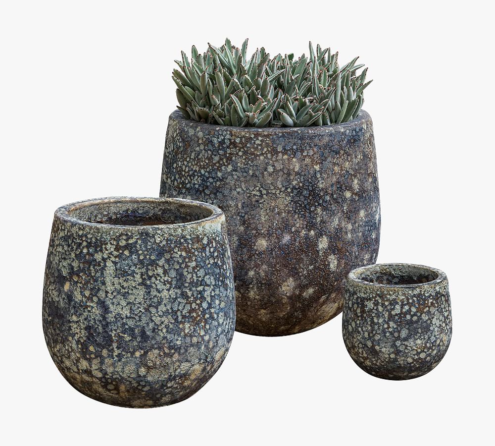 Kayden Tall Planter | Pottery Barn