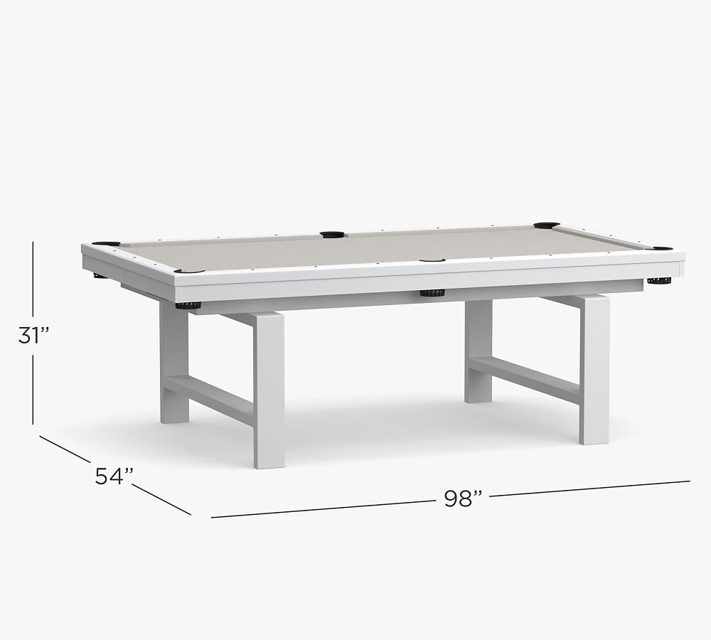 Indio Metal Outdoor Pool Table | Pottery Barn