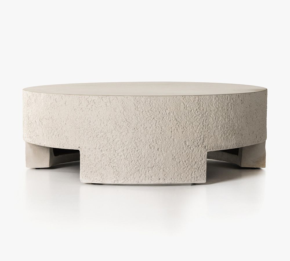 Bolinas Modern Round Coffee Table | Pottery Barn